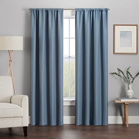 Click here for Eclipse Kendall Rod Pocket Blackout Single Curtain... prices