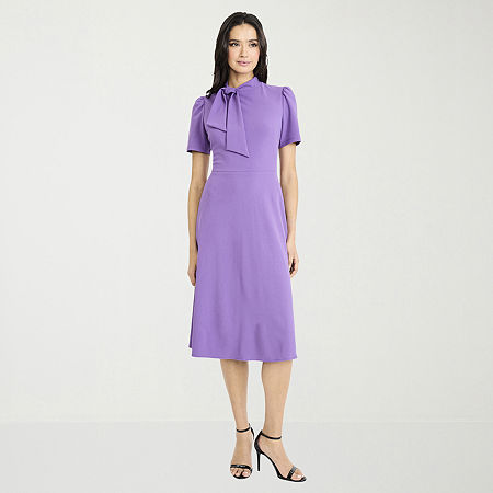 Click here for Perceptions Womens Sleeveless Floral Midi Fit + Fl... prices