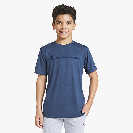 Click here for Champion Big Kid Boys Round Neck Short Sleeve Regu... prices