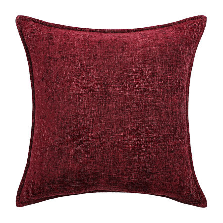Click here for Chenille 20x20 Square Throw Pillow  One Size  Red prices