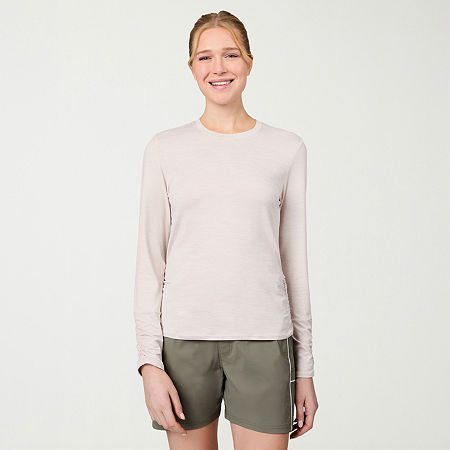 Click here for Free Country Womens Cloud Knit Crew Neck Top - Bir... prices