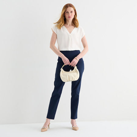 Click here for Liz Claiborne Womens Pull-On Pant  20w  Blue prices