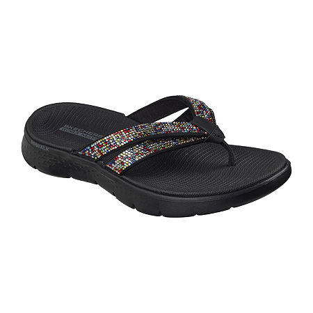 Click here for Skechers Womens Go Walk Flex Flip-Flops  10 Medium... prices