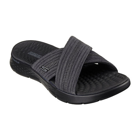Click here for Skechers Womens Go Walk Flex Slide Sandals  8 Medi... prices