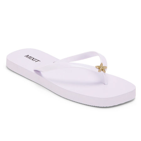 Click here for Mixit Womens Flip-Flops  7/8  White prices