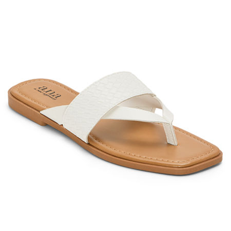 Click here for a.n.a Womens Flip-Flops  10  White prices