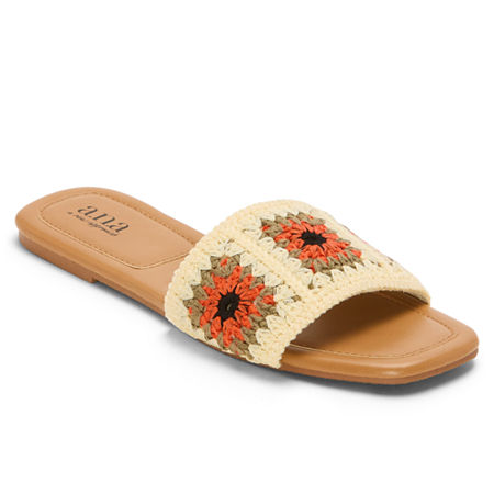 Click here for a.n.a Womens Flat Sandals  10  White prices