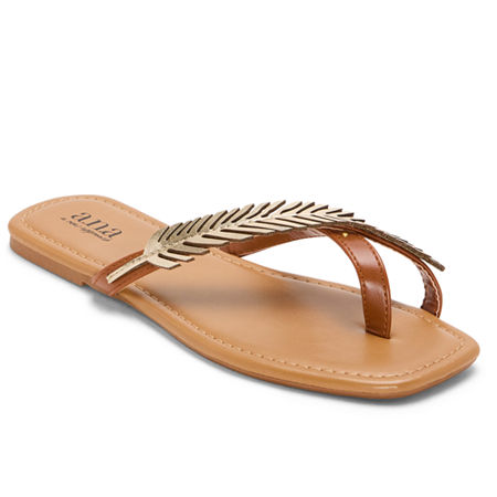 Click here for a.n.a Womens Feather Flip-Flops  6  Brown prices