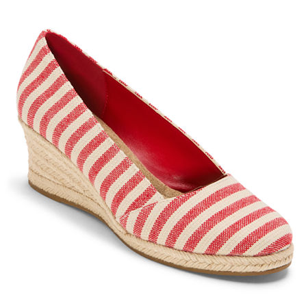 Click here for St. Johns Bay Womens Botanic Wedge Sandals  9 Wide... prices