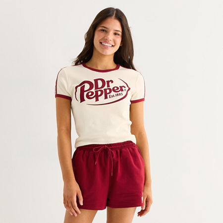 Click here for Dr Pepper Baby Womens Juniors Crew Neck Short Slee... prices