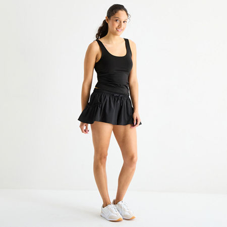 Click here for Arizona Womens Mid Rise Juniors Active Pull-On Sho... prices