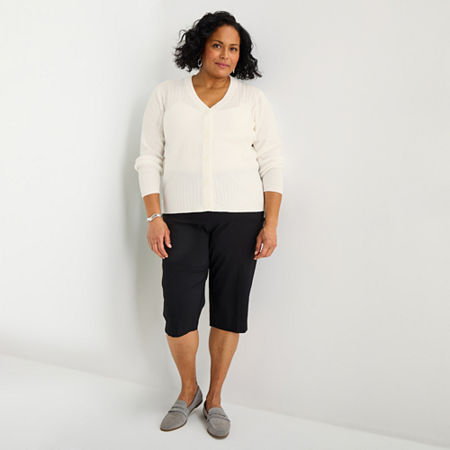 Click here for Liz Claiborne Womens Plus Straight Capri Pant  24w... prices