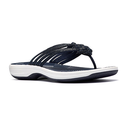 Click here for Clarks Cloudsteppers Womens Breeze Gem Flip-Flops... prices