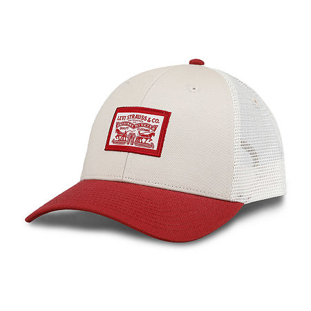 Click here for Levis 2 HORSE TONAL PATCH TRUCKER RED  One Size  R... prices