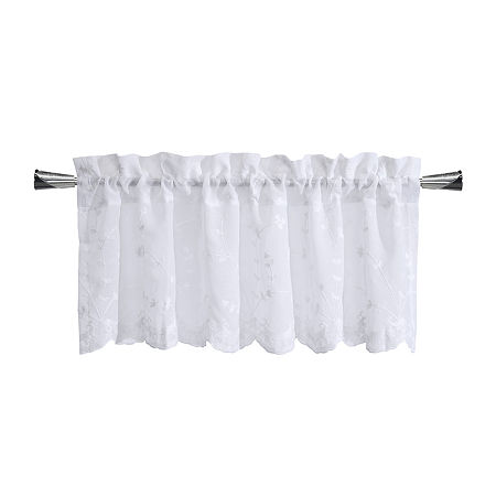 Click here for Habitat Grandeur Rod Pocket Valance  One Size  Whi... prices