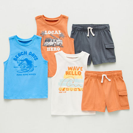 Click here for Okie Dokie Toddler & Little Boys 5-pc. Short Set... prices