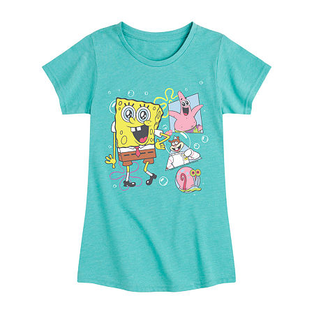 Click here for Little & Big Kid Girls Crew Neck Short Sleeve Regu... prices