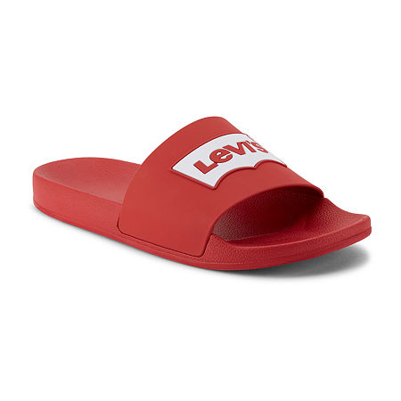 Click here for Levis Mens Slide Sandals  7  Red prices