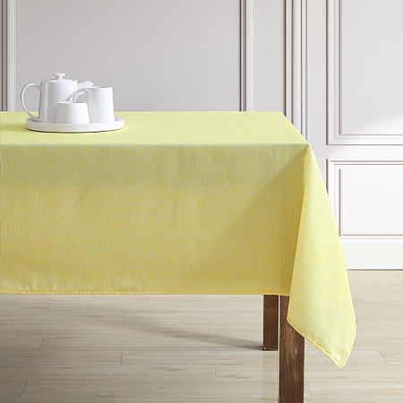 Laura Ashley Easy Care Tablecloth - Yellow  One Size  Yellow