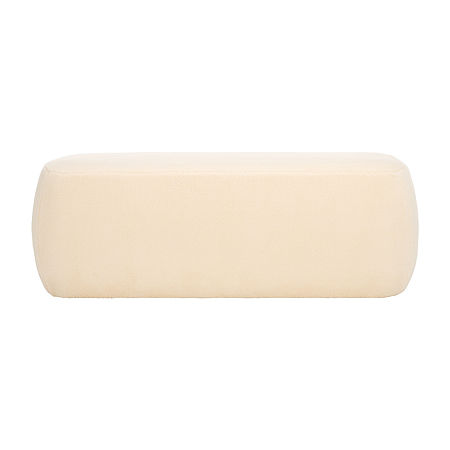 Click here for Whitley Rectangular Ottoman - Cream prices