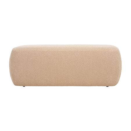 Click here for Whitley Rectangular Ottoman - Tan prices