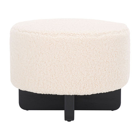 Click here for Alistair Cushioned Ottoman  One Size  White prices