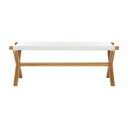 Click here for Elron Wooden Bench  One Size  White prices