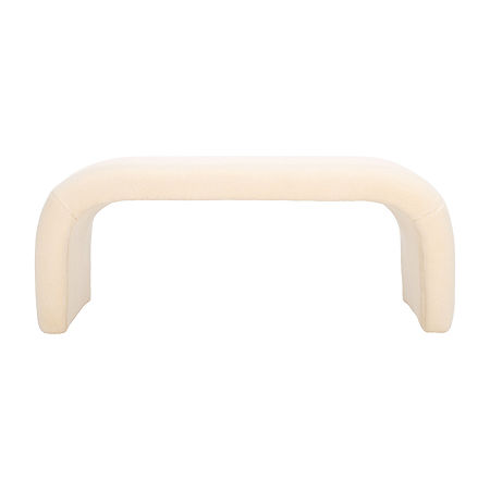 Click here for Tenko Wooden Bench  One Size  White prices