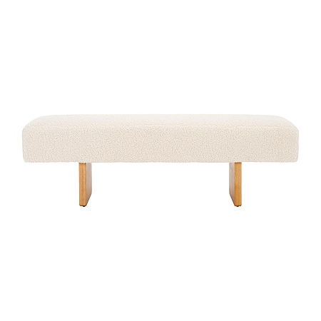 Click here for Quentin Wooden Bench  One Size  White prices
