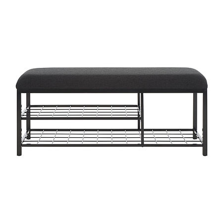 Click here for Milligan Storage Bench  One Size  Black prices