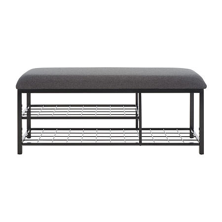 Click here for Milligan Storage Bench  One Size  Gray prices