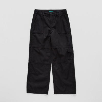 Thereabouts Little & Big Kid Girls Straight Cargo Pant, Color: Black ...