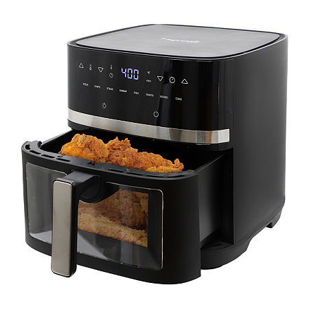 Click here for MegaChef 8 Quart Air Fryer with Window  One Size... prices