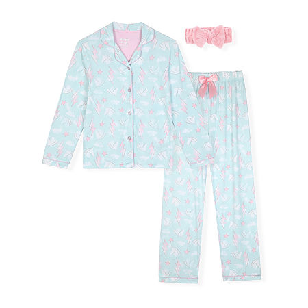 Click here for Sleep On It Little & Big Kid Girls Long Sleeve Paj... prices