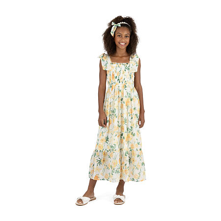 Click here for Speechless Big Kid Girls Floral Maxi Dress  7  Yel... prices