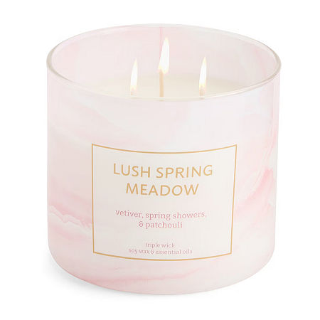 Click here for Distant Lands Lush Spring Meadow 3-Wick Scented Ja... prices