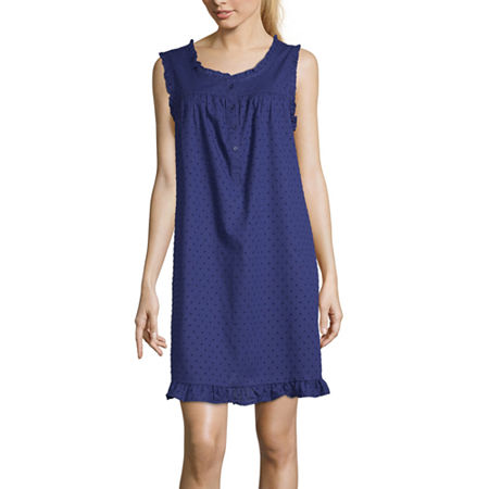 Click here for Adonna Ruffle Chemise Womens Scoop Neck Sleeveless... prices