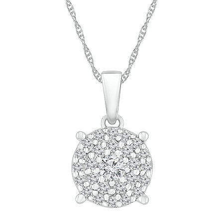 Click here for Womens 1/4 CT. T.W. Natural White Diamond 10K Whit... prices