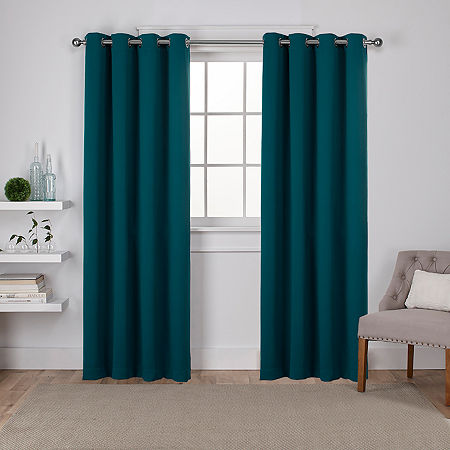 Click here for Exclusive Home Curtains Sateen Grommet Top Blackou... prices