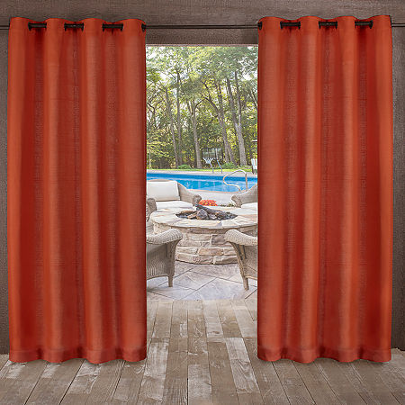 Click here for Exclusive Home Curtains Delano Grommet Top Light-F... prices