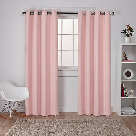 Click here for Exclusive Home Curtains Sateen Grommet Top Blackou... prices