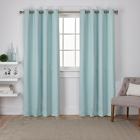 Click here for Exclusive Home Curtains Sateen Grommet Top Blackou... prices