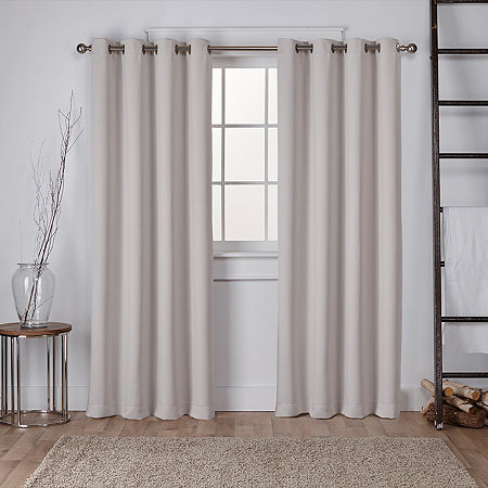 Click here for Exclusive Home Curtains Sateen Grommet Top Blackou... prices