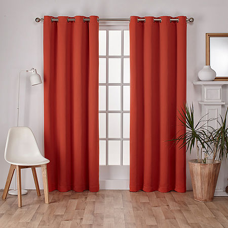 Click here for Exclusive Home Curtains Sateen Grommet Top Blackou... prices