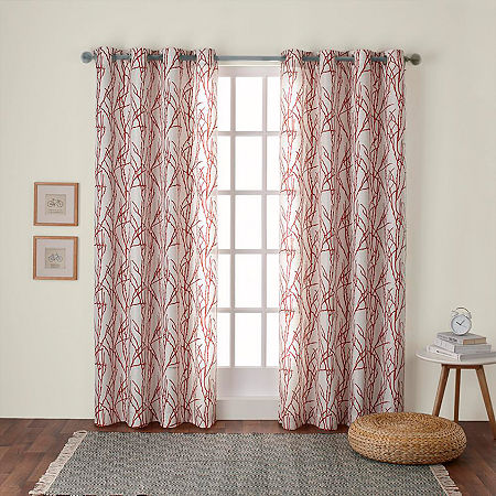 Click here for Exclusive Home Curtains Branches Grommet Top Light... prices