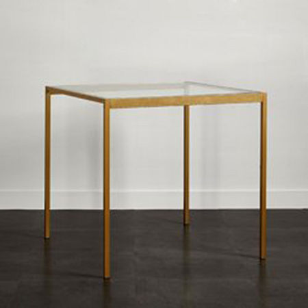 Click here for Urban Shop Glass and Metal Dining Table  One Size... prices