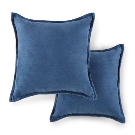 Click here for Home Expressions Faux Suede 2-pack Square Throw Pi... prices
