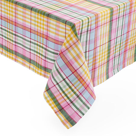 Click here for Layerings Plaid 60x84 Tablecloth  One Size  Multip... prices