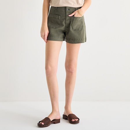 Click here for a.n.a Patch Pocket Womens 4 Highest Rise Chino Sho... prices