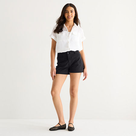 Click here for a.n.a Patch Pocket Womens 4 Highest Rise Chino Sho... prices